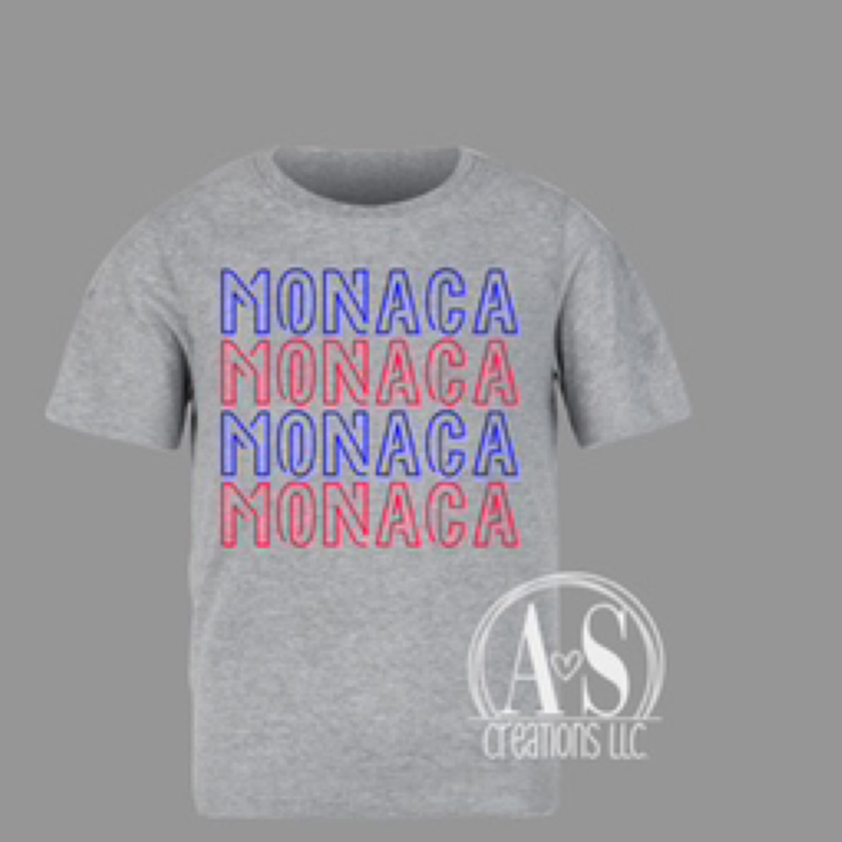 Monaca Outline Apparel | AS Creations LLC
